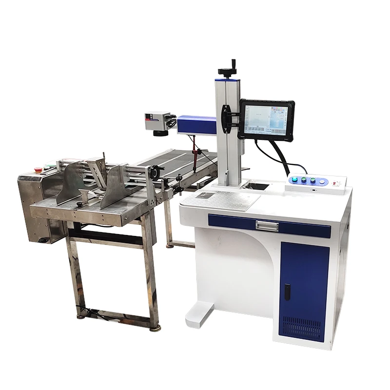 High Speed Flying Laser Marking Machine for Non-metallics