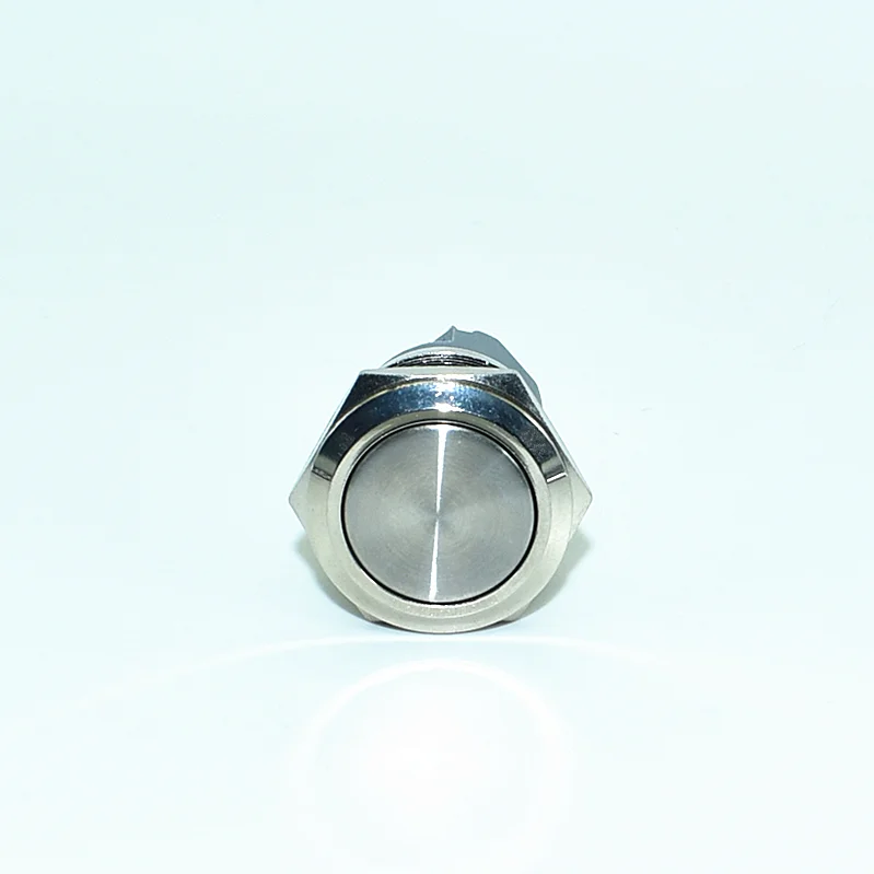 Button Emergency Stop Button Metal Indicator 16mm C Flat Head 1no 1nc ...