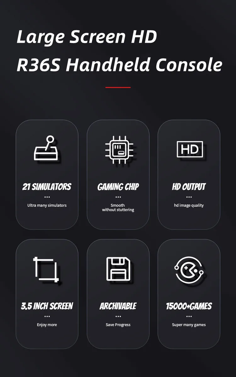 R36s Retro Games Consoles Classic Garlic Os System Emulator Hand-held ...