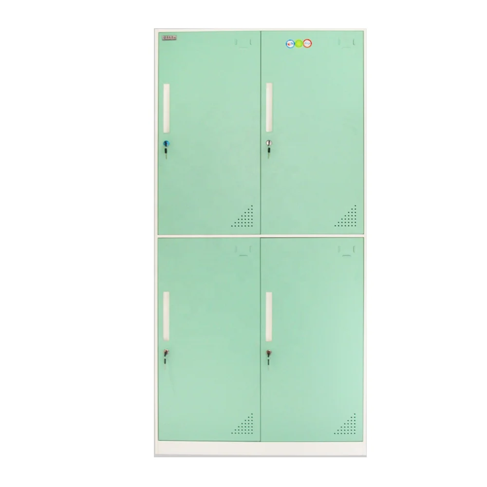 4 Door Metal Locker For Gym Cold Rolled Steel Appearance School ...