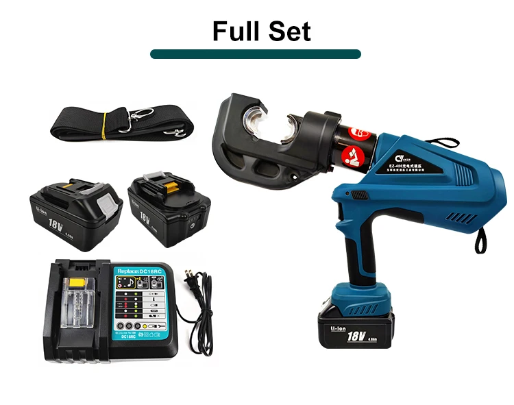 Ez-400 16-400 Sqmm Battery Powered Hydraulic Crimping Tool Crimper For ...