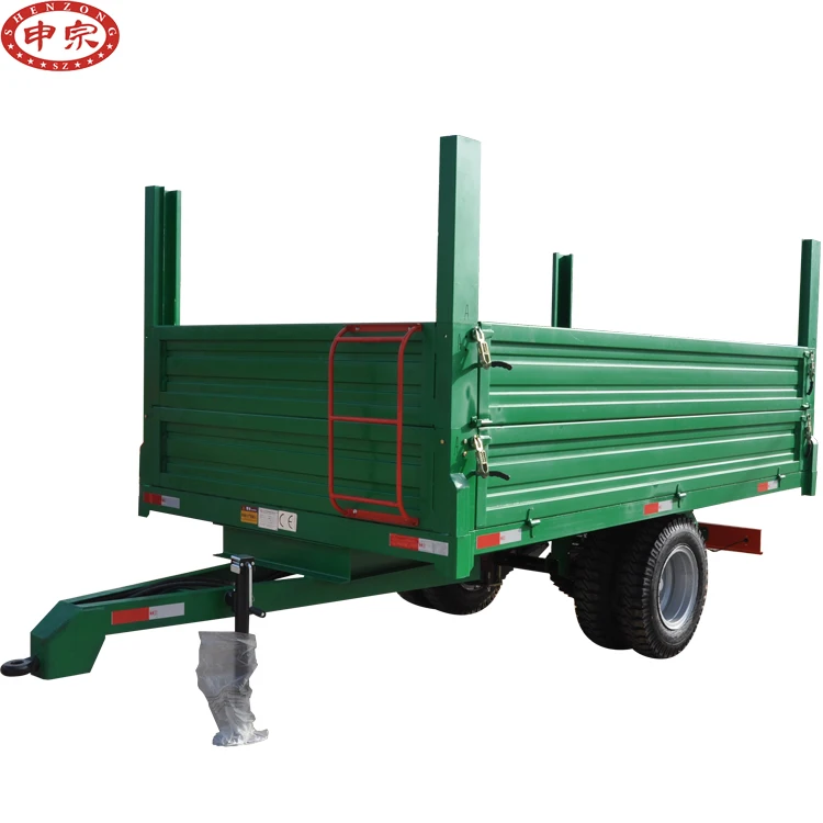 Compact Tractor Tipping Trailer 2 Wheel Trailer - Buy 2 Wheel Trailer ...