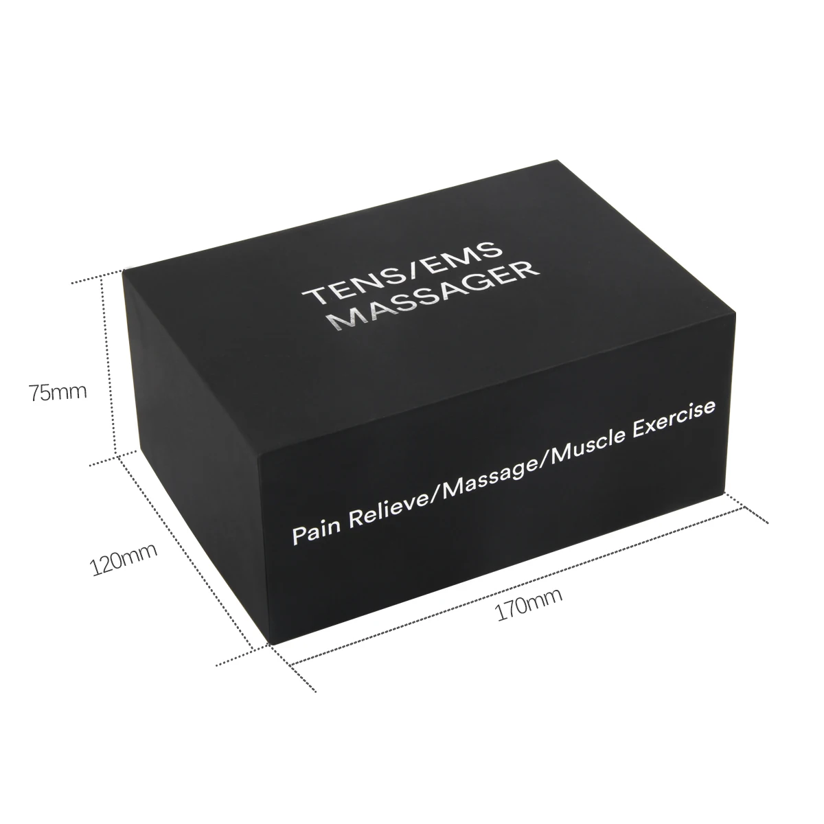 Medical Electrode Tens Snaps Machine Vibration Fitness Massager Lumbar ...