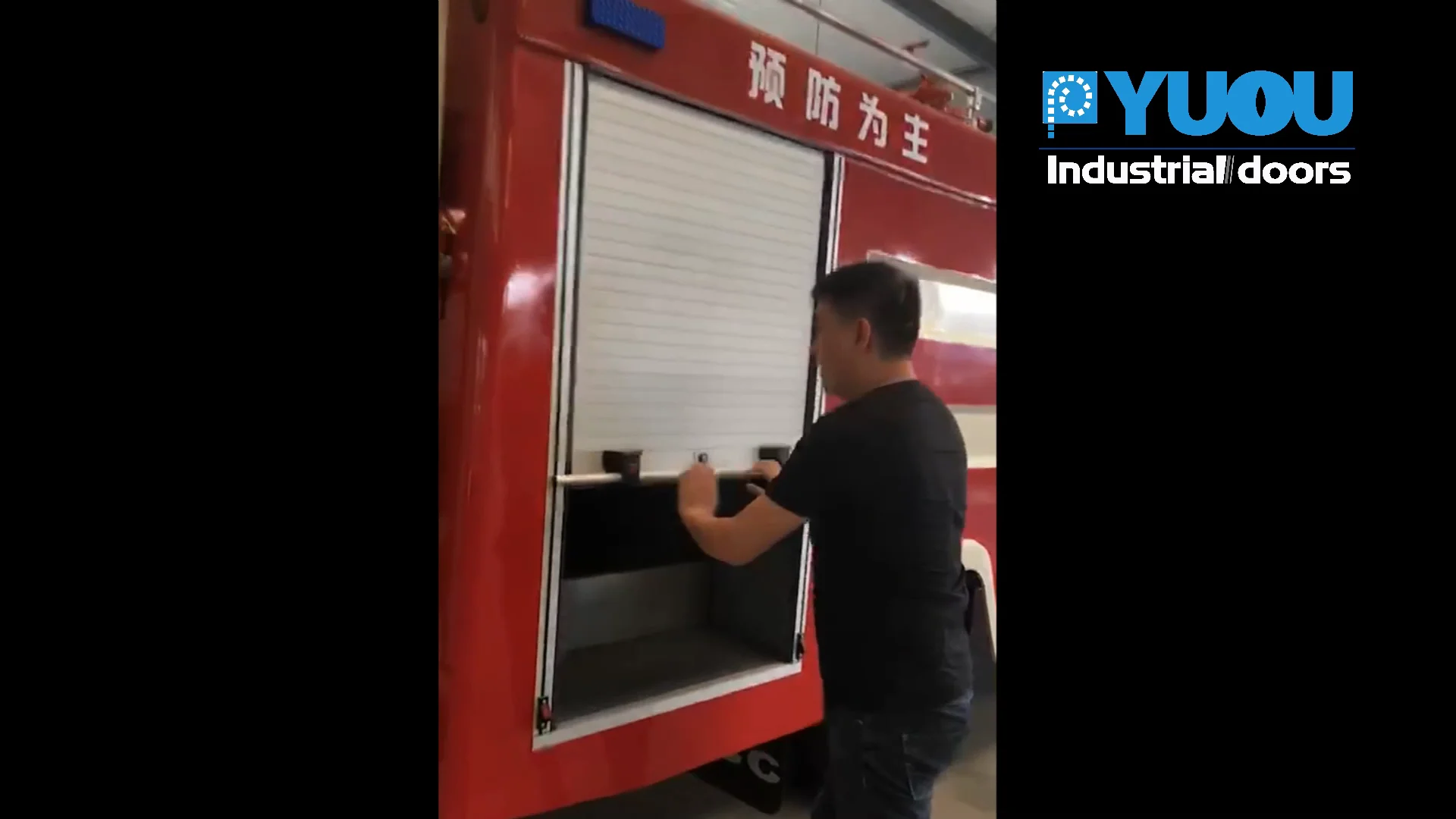 Heavy Duty Roller Shutter Doors Aluminum Roll Up Door For Truck - Buy ...