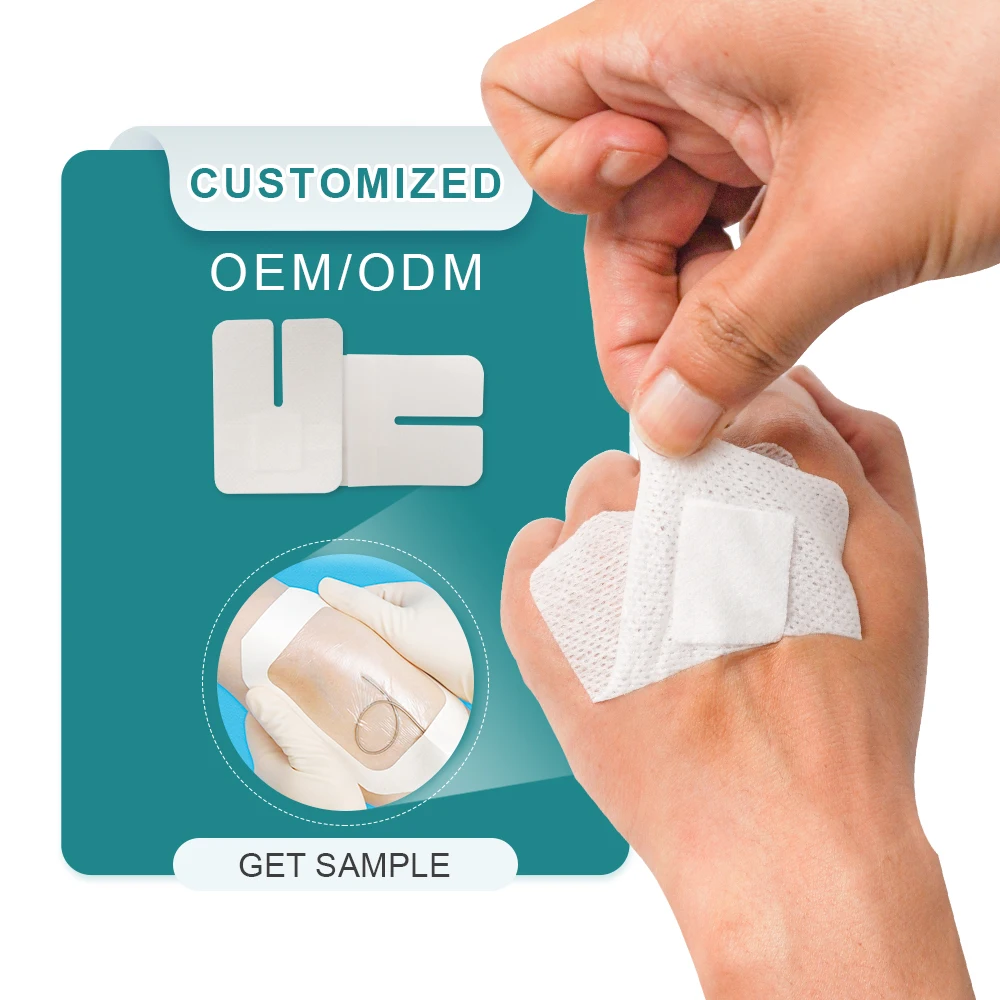 Medical Disposable Wound Catheter Fixation Transparent Film Non Woven ...