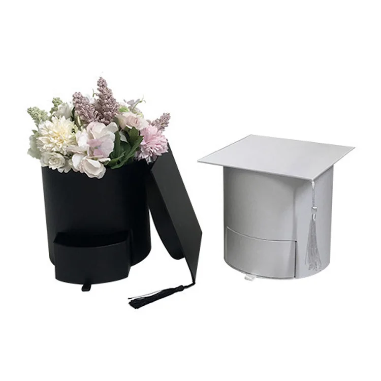 New Barrel Box Graduation Flower Gift Box Graduation Flower Box for ...