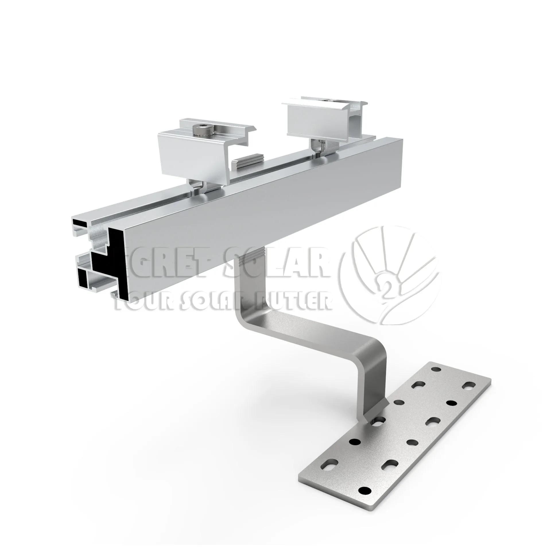 Stainless Steel Solar Roof Mounting System Pitched Tile Roof Hook For ...