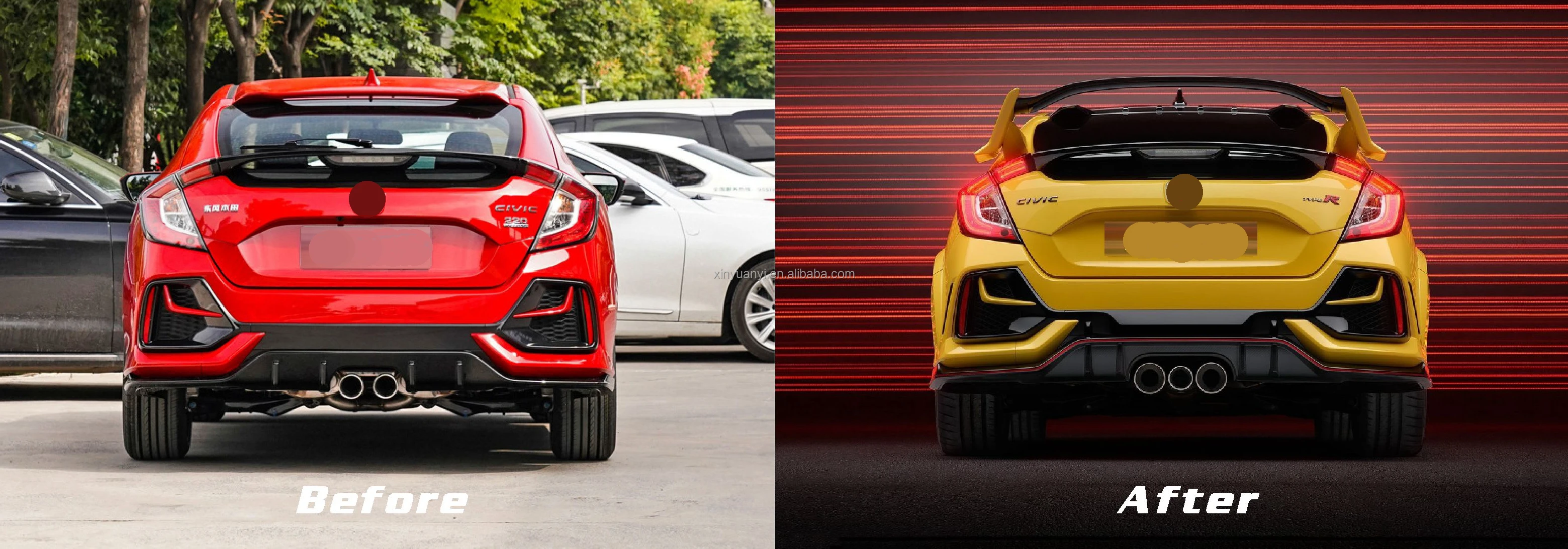 CIVIC Type R FK8 Wide Bodykit for Honda CIVIC 2016-2020