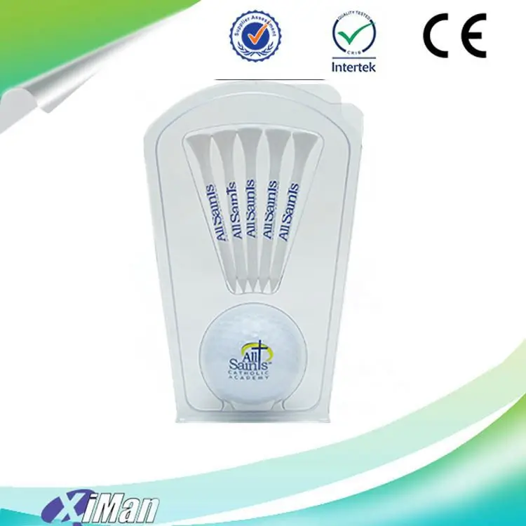 Ximan Custom Transparent Plastic Golf Ball Box Packaging