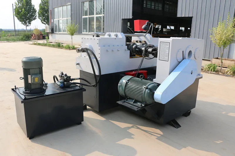 High Speed Hydraulic Anchor Bolts Rods Automatic Thread Rolling Machine ...