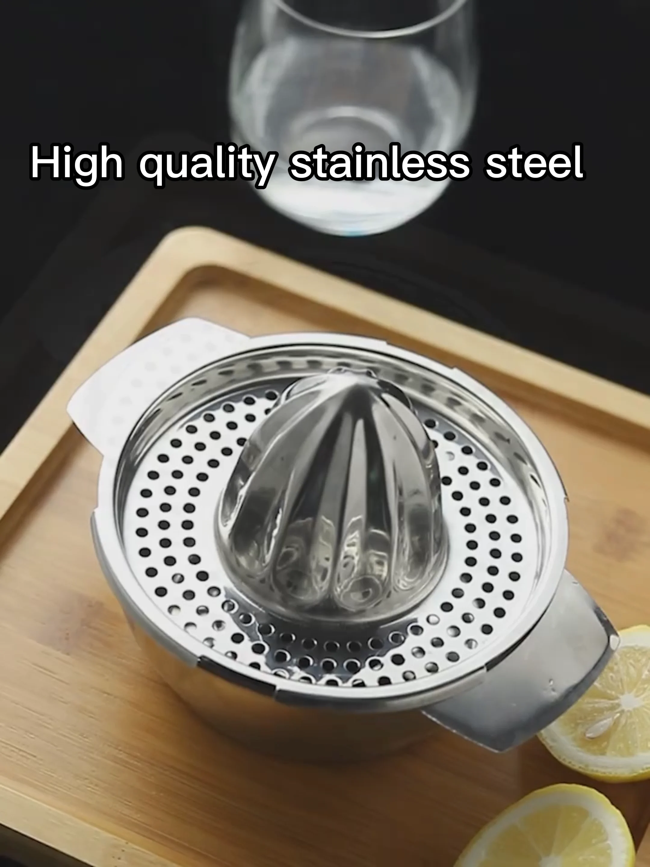 Stainless Steel Fruit Press Juicer Manual Hand Lemon Lime Orange ...