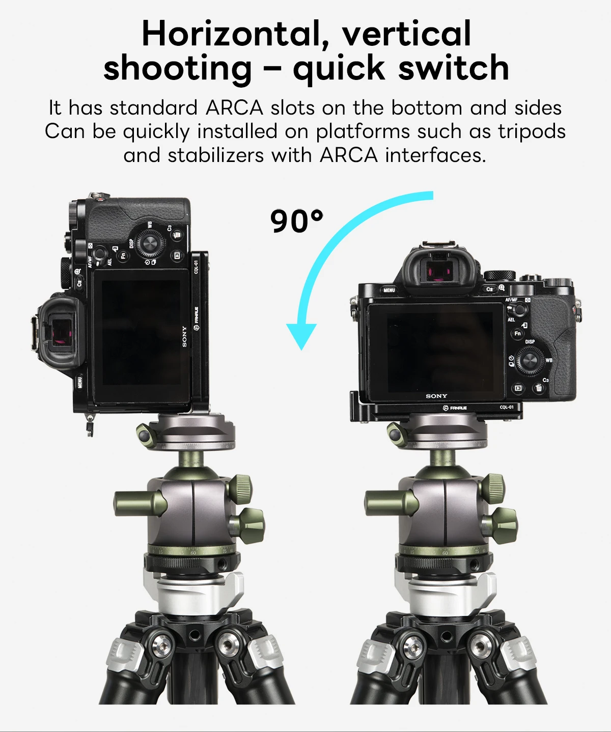 Quick Release L-Shaped Bracket Universal Camera Gimbal Mounts| Alibaba.com