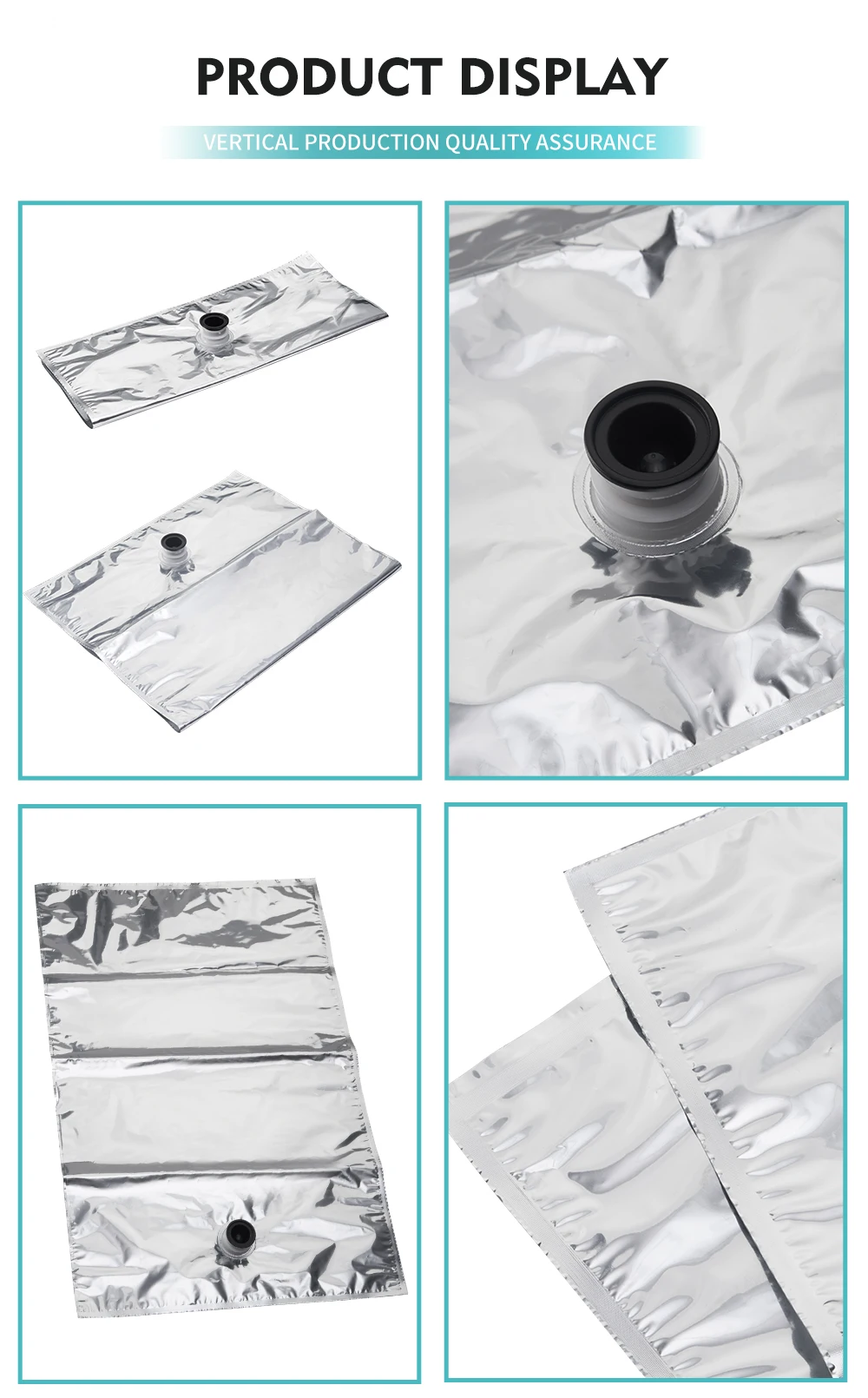 Transparent Clear 20l Bib Packaging Water Pe Spout Bag For Liquid ...