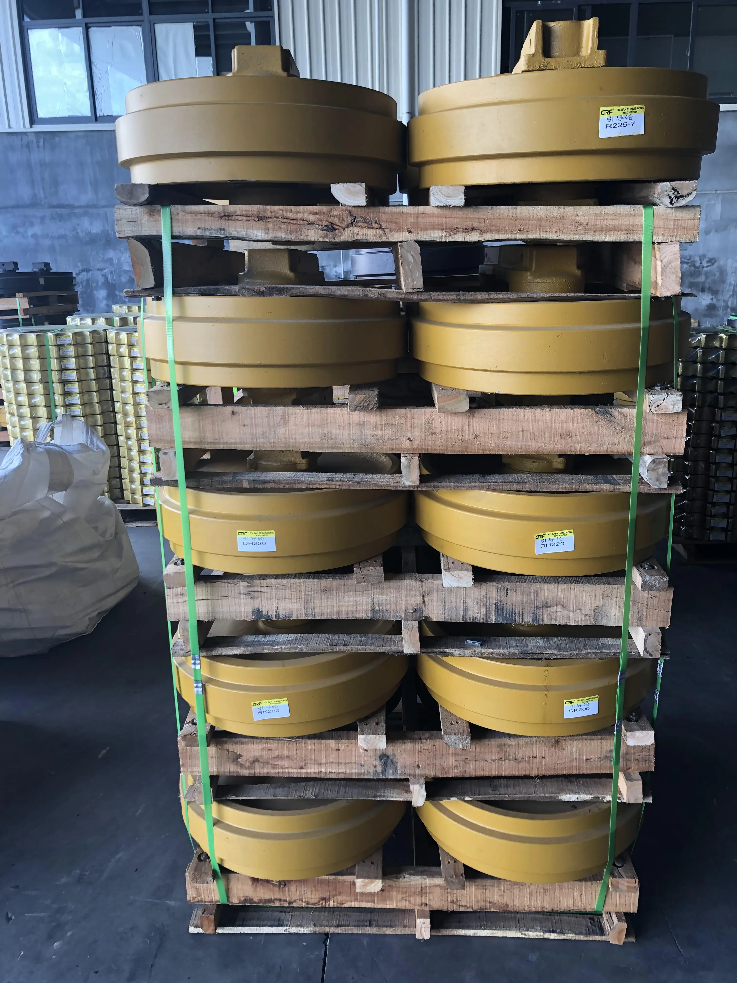 Dx300 Dx225 Dx200 Dx80 Dx60 Idler Wheel Mini Excavator Bulldozer Parts ...