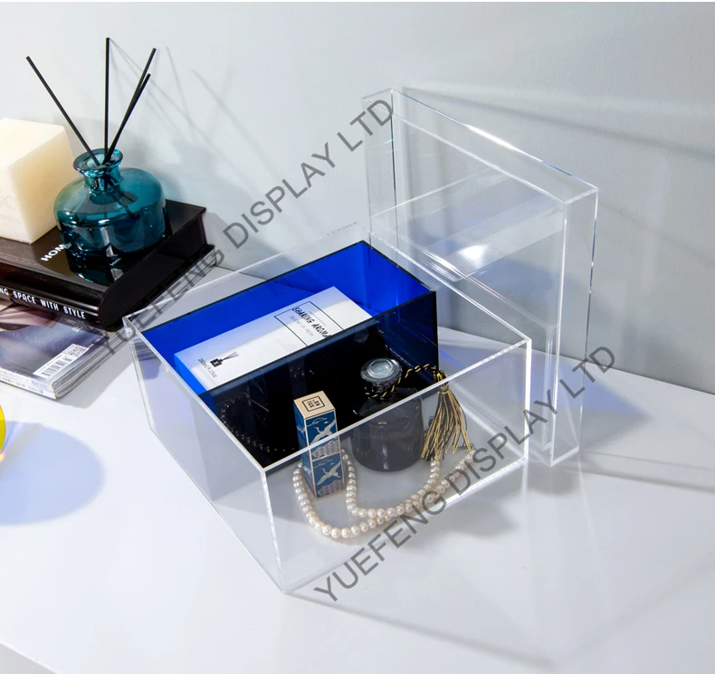 Wholesale Clear Acrylic Boxes With Hinged Lids - Buy Clear Acrylic ...