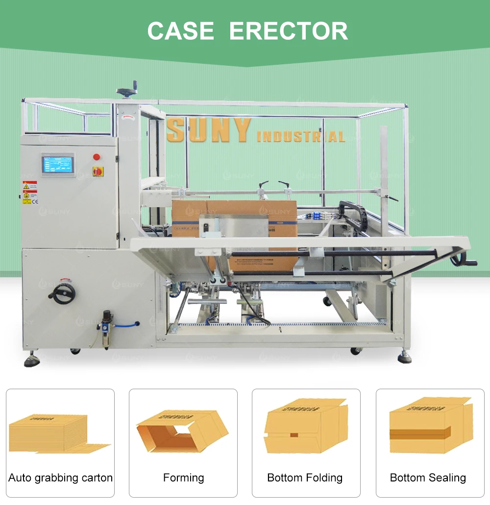Auto Carton Packaging Machines Box Packing Machine Case Packers ...