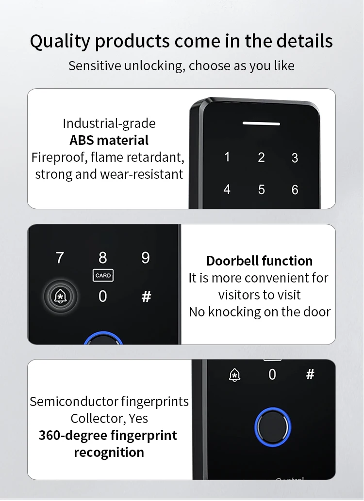Smart Wifi Bluetooth Access Control Machine With Fingerprint Keypad ...