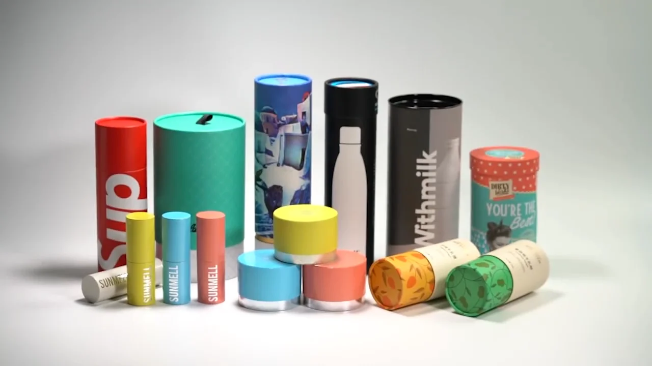 Custom Classic Belgium Cardboard Paper Canister For Food Cuberdons ...