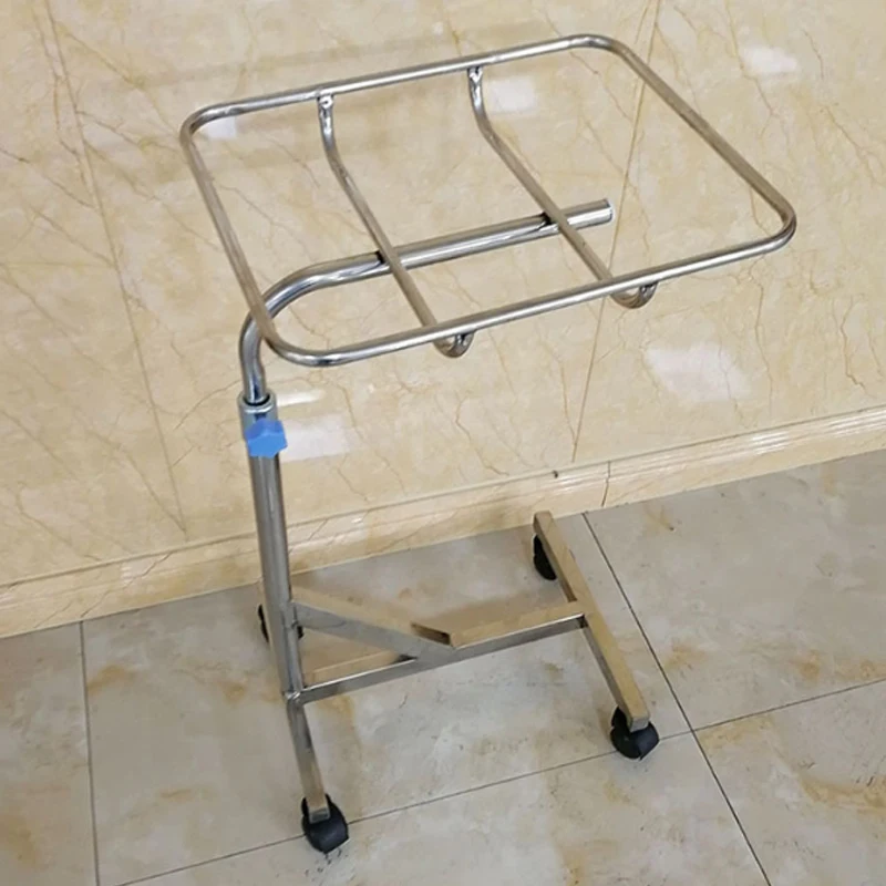 Hc-m068 Stainless Steel Metal Movable Medical Quadrate Apparatus Tray ...