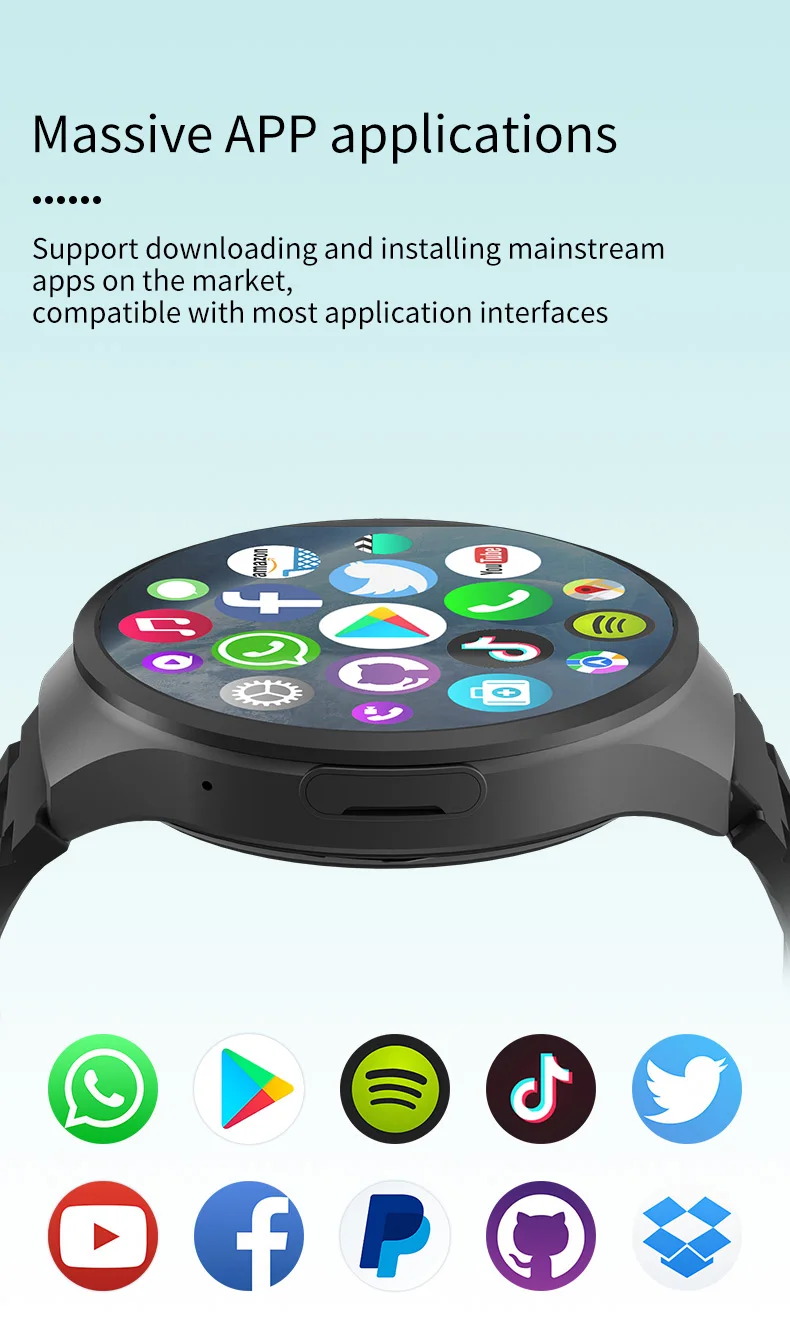 2025 NEW VP50 Smartwatch 5g Sim Card Android 10.0 System 180° Pull Out ...