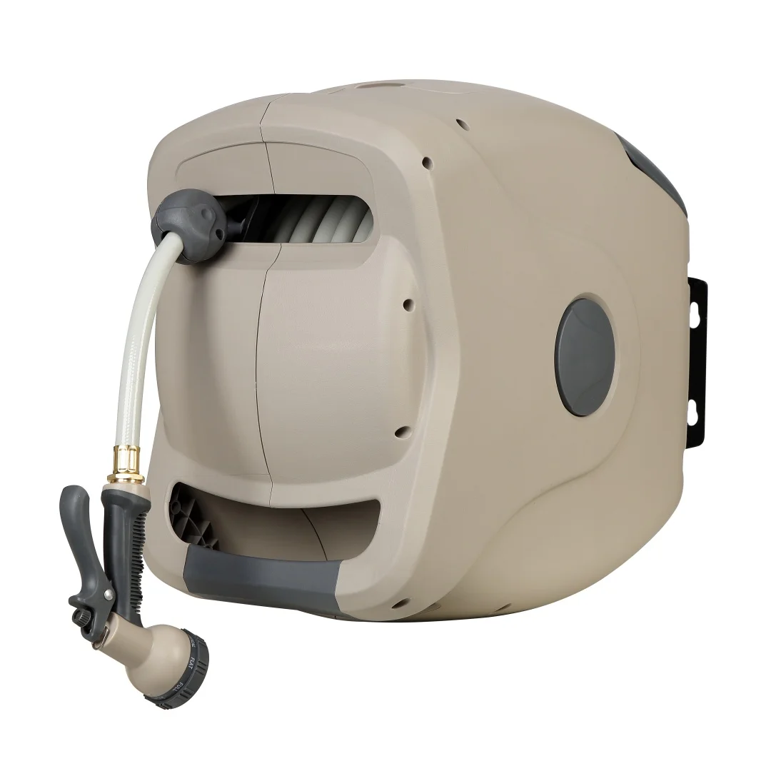 Automatic Garden Hose Reel European Standard Wall Mount PVC Hose Reel ...