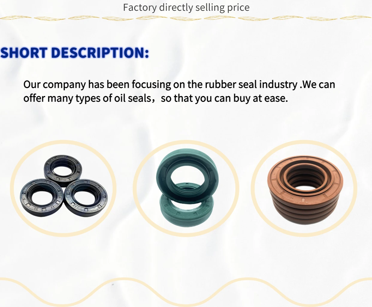 High Abrasion Resistance Tc Double Lips Oil Shaft Seal Double Lip Tc ...