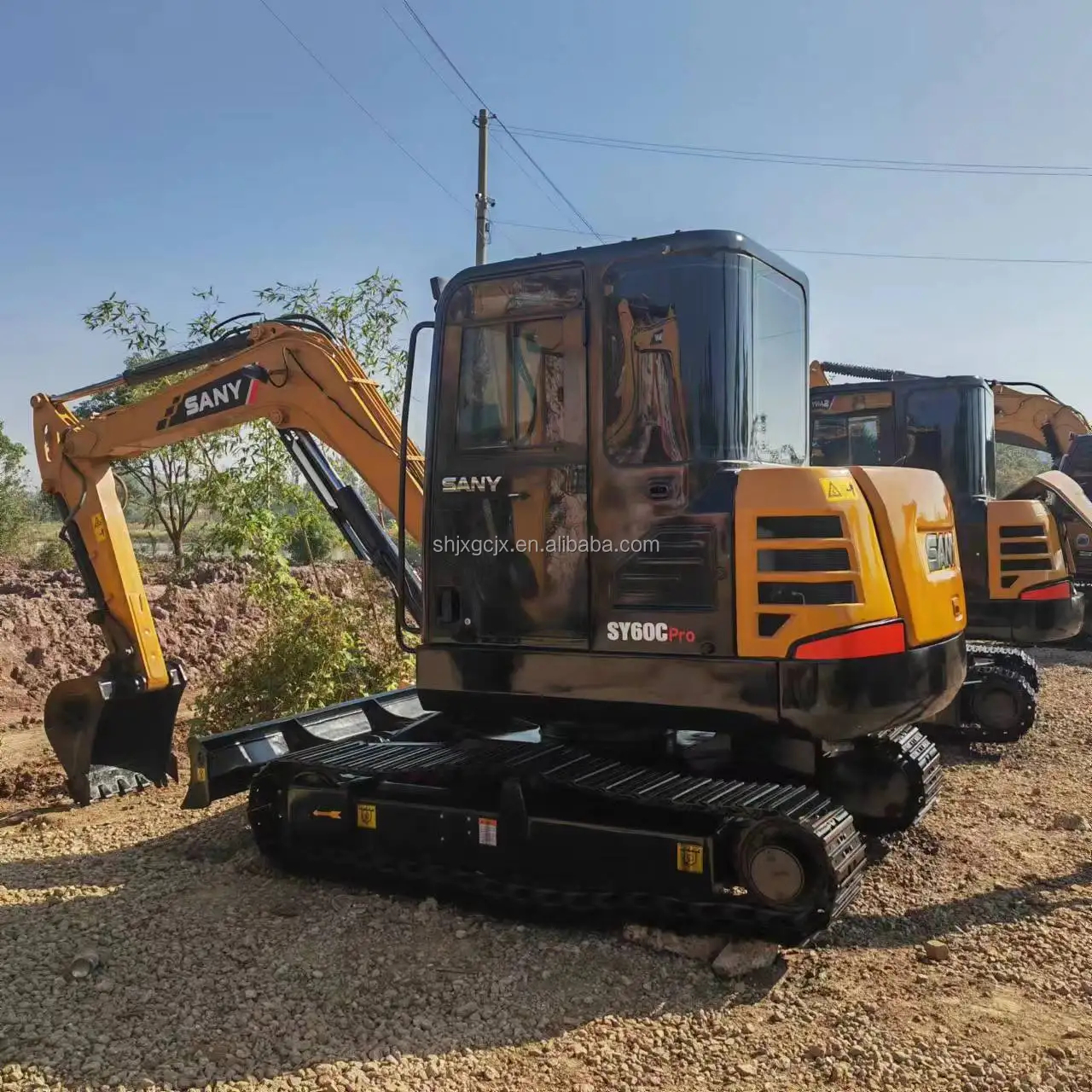 2022 Year Sany Brans Sy60 Used Second Hand Machine Digger Excavator ...