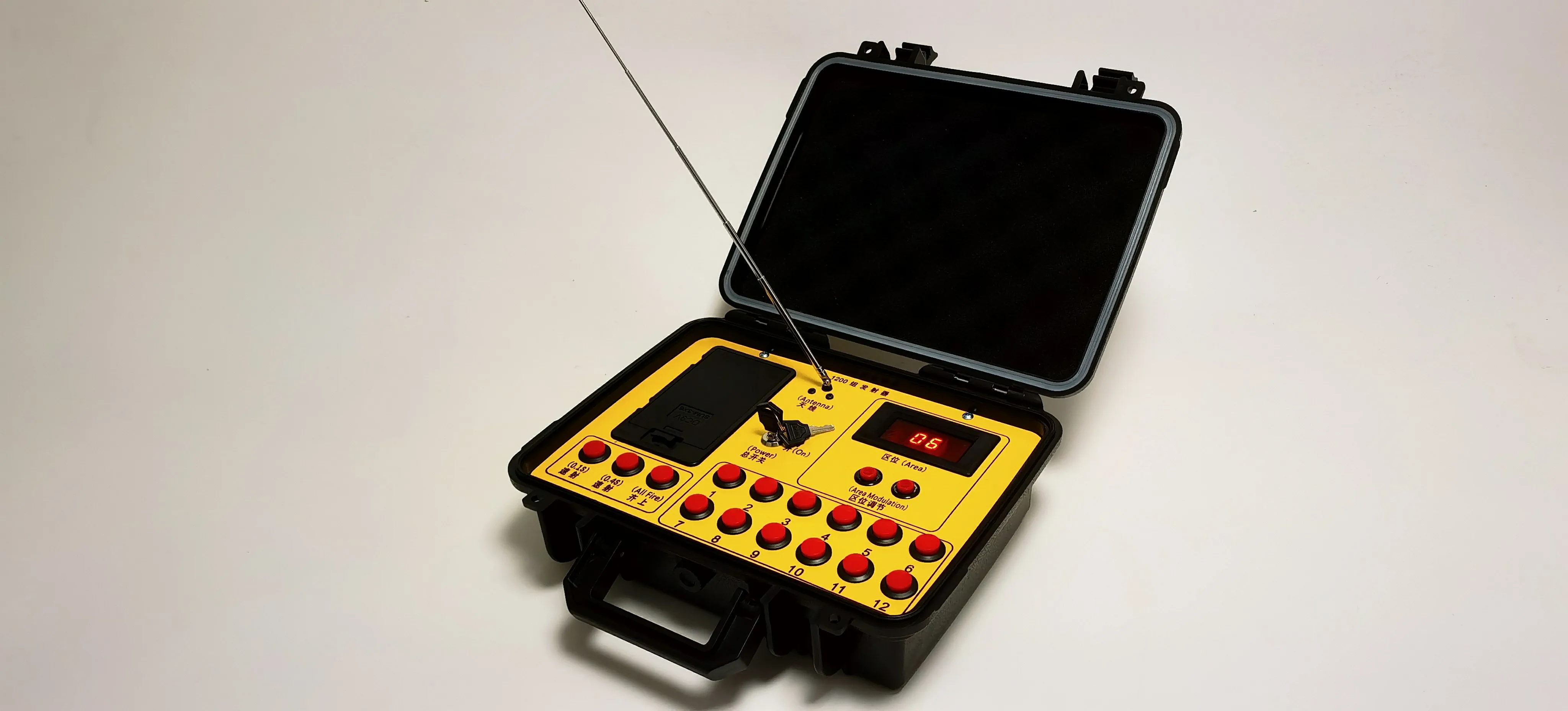 Sequential and Salvo Fireworks Firing Systems Control Remote