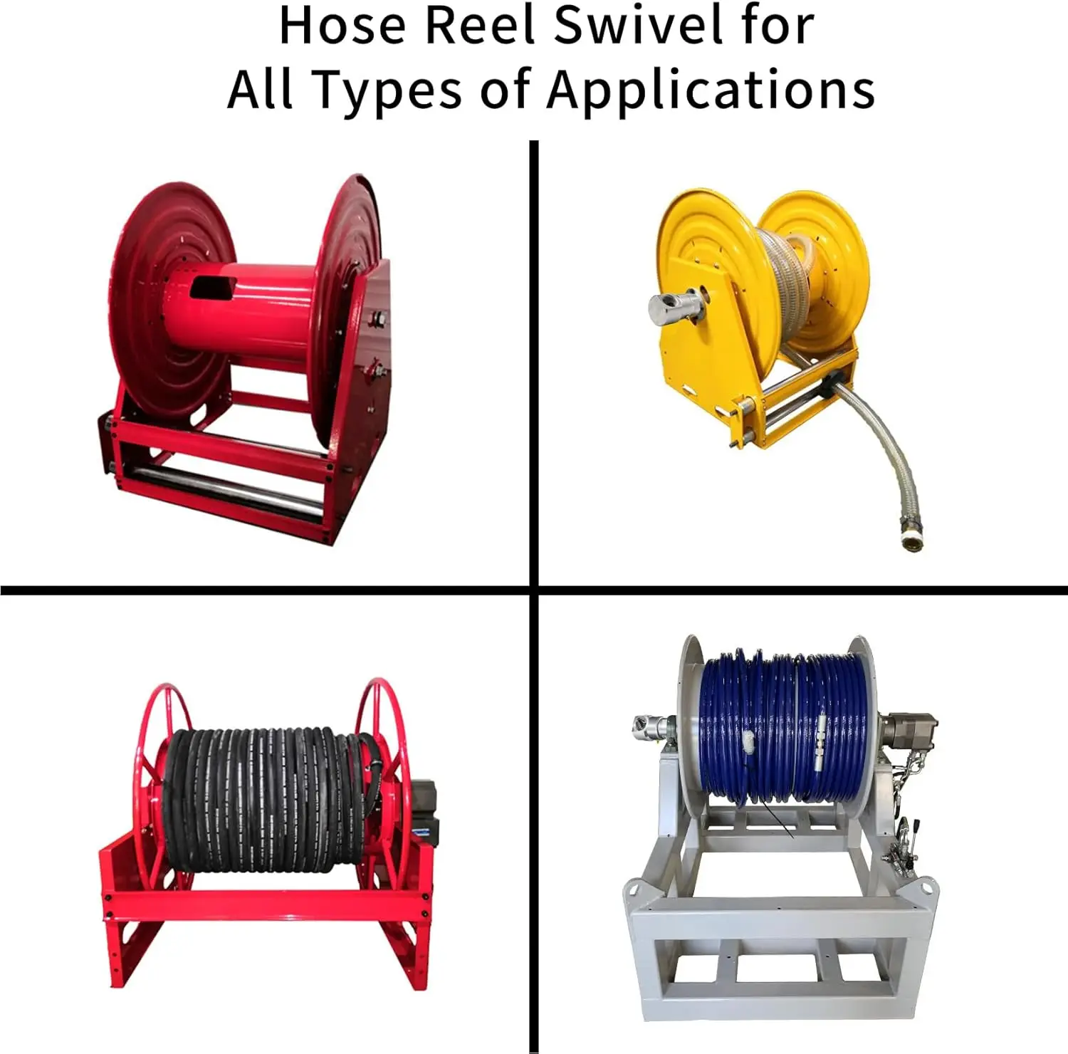 Heavy Duty Hose Reel Swivel Compatible with Industrial and Home Steel ...