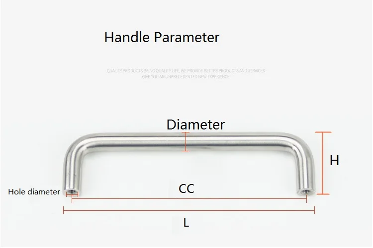 Handle Stainless Steel U Shape Kitchen Hardware Stainless Steel Door ...