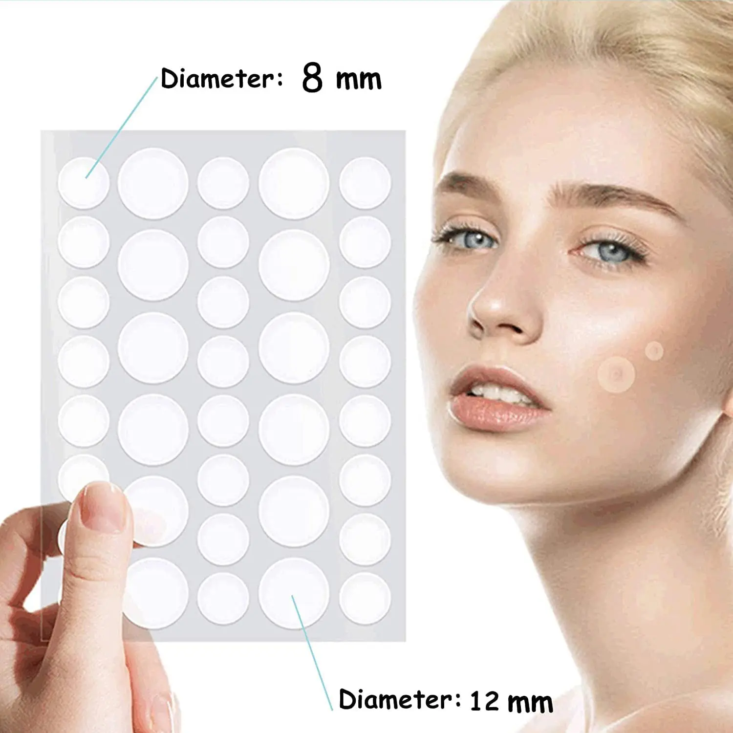 Customize Medical Invisible Spot Sticker Hydrocolloid Acne Pimple Cover ...