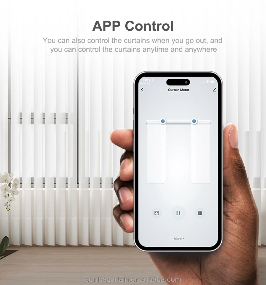 Motorized Vertical Blinds - Smart & Stylish Window Control
