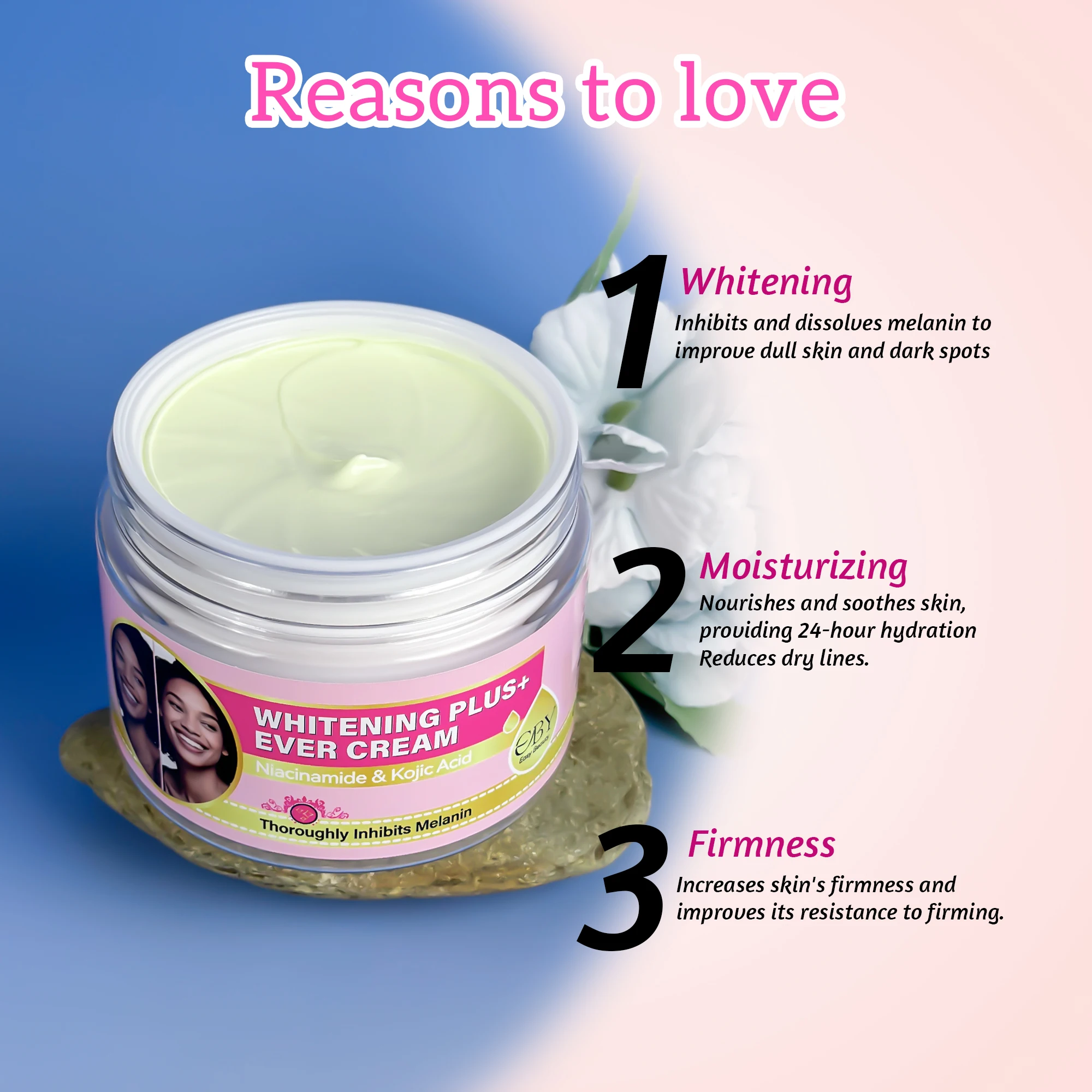 Wholesale Bleaching Full Skin Whitening Cream Face Moisturizer Beauty ...