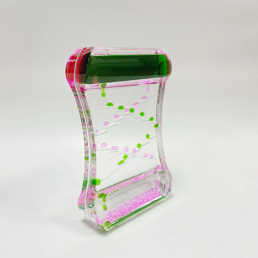 Alibaba.com: XINBAOHONG Acrylic Hourglass Fidget Toy, Liquid Oil Drop ...