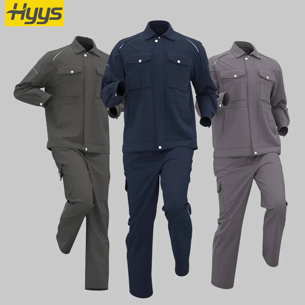 High Quality Workwear Jacket Pants Suit Factory Direct TC Construction ...