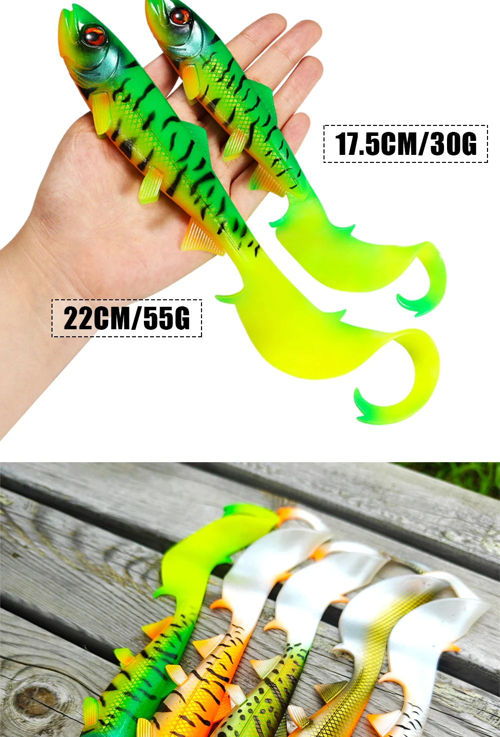 Spinpoler Fishing Lures - Seductive Swimming Action Baits