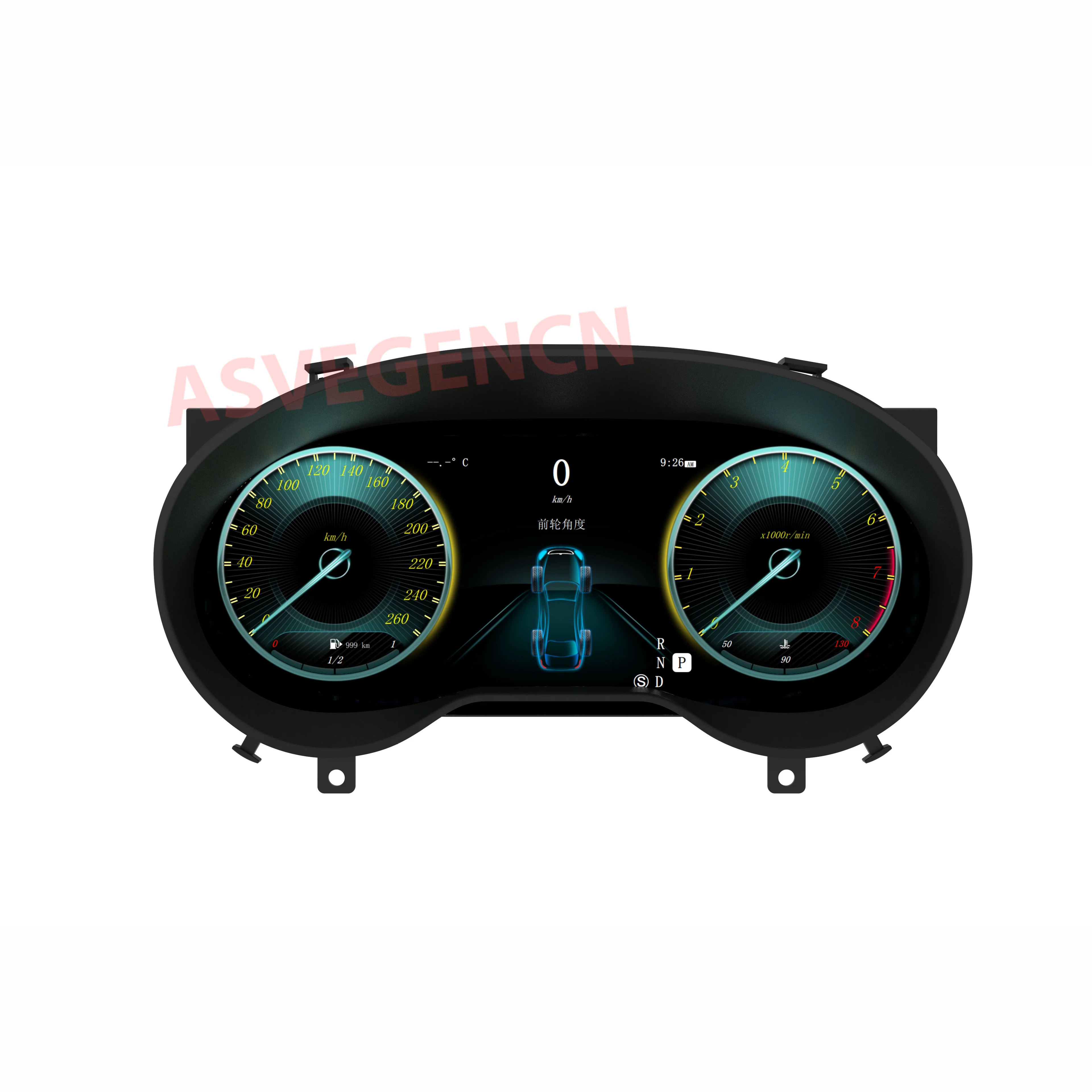 Digital Dashboard Panel 12.3" Virtual Instrument Cluster Cockpit Lcd ...