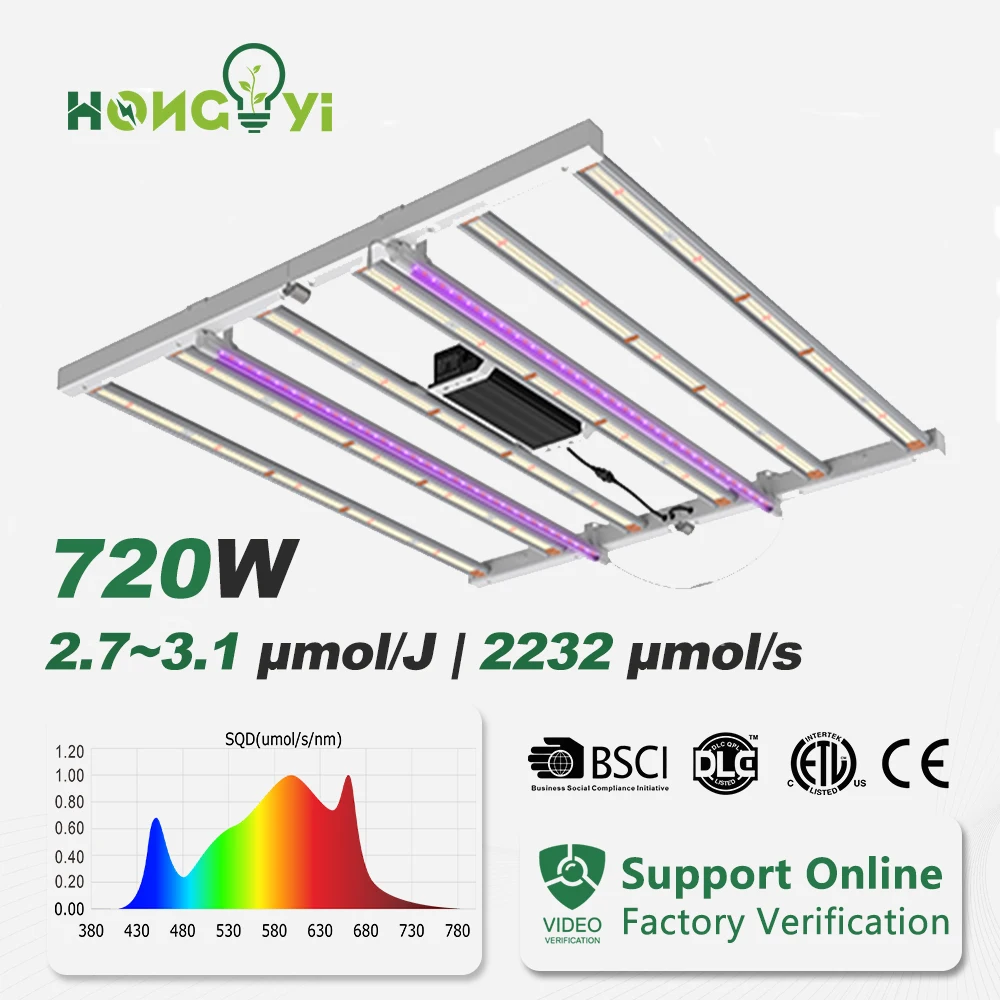 600w Ballast+eu 720w Light Fixture+uv Fr Light Strips Full Spectrum Led ...