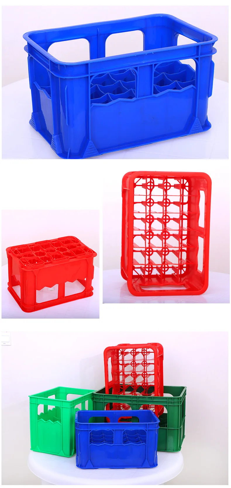 12 Bottle Beer Crates Beverage Plastic Crates Glass Bottle Crates Beer ...