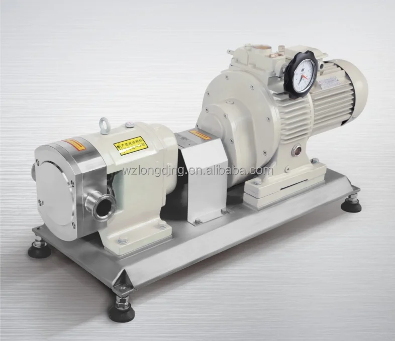 Stainless Steel Sanitary Rotor Pump - High Viscosity Liquid Transfer