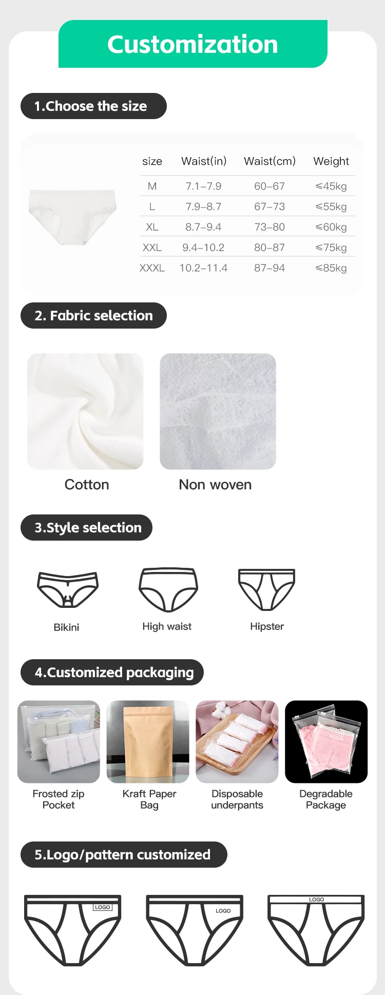 Girls Panties Custom 100% Cotton Boxer Spandex Cotton Under Wear ...