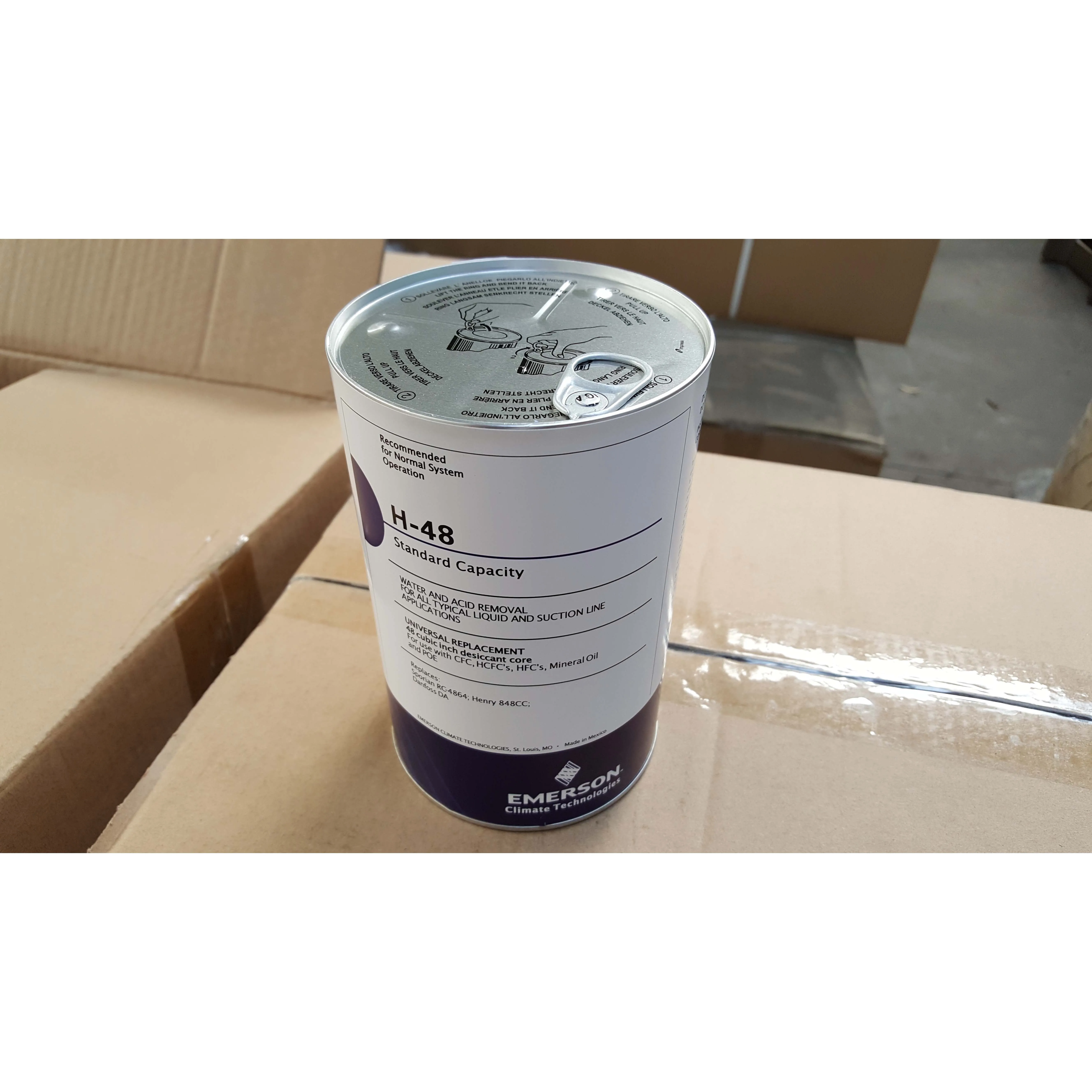 Refrigeration Compressor Chiller Parts Emerson Drier Filter Core D48 D ...