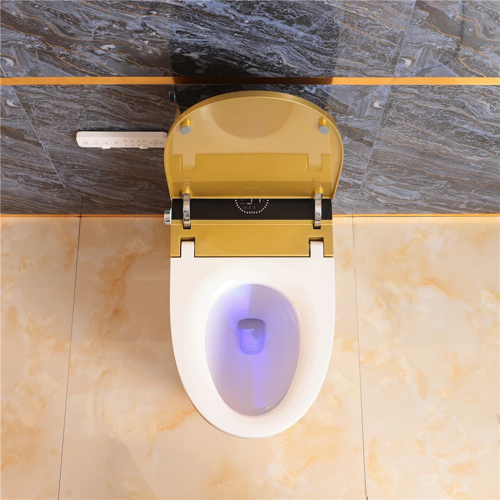 Luxury Modern Electric Bidet Heated Commode Toilet Bowl