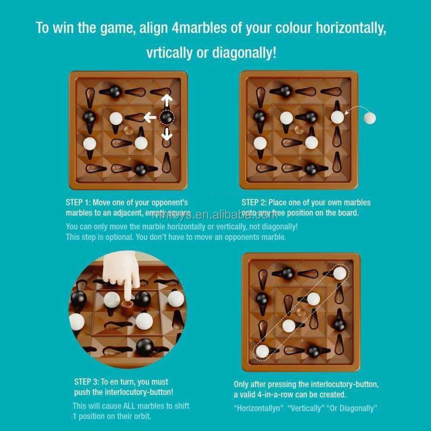 Kids And Adults Strategy Switching Orbit Board Game Fun Logic Chess ...