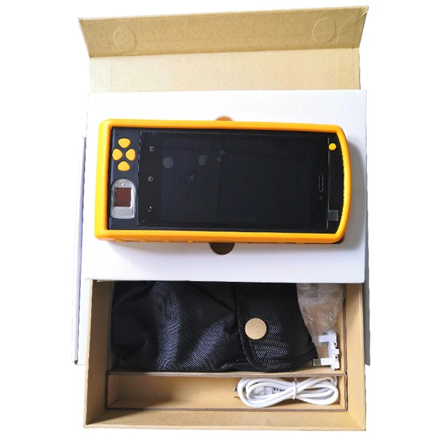 Fp05 4g Waterproof Portable Biometric Fingerprint Time Recording With ...