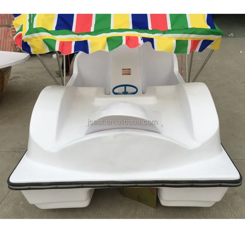 Two-person Water Pedal Boat with White Swan Theme for Safe Lake Fun