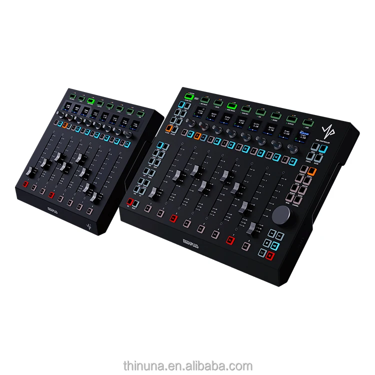 Midiplus Up MIDI Controller - 8 Touch-Sensitive Motorized Faders, 32 ...