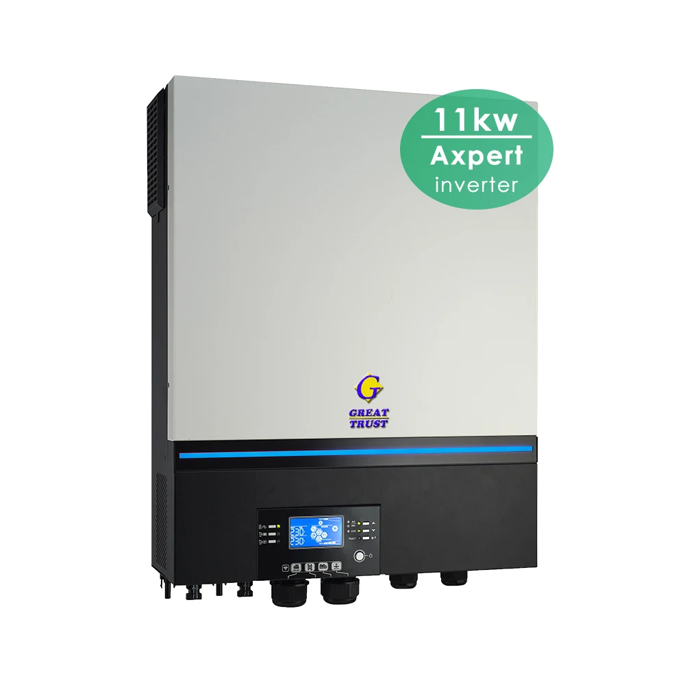 11KVA Dual MPPT Residential Solar Power Inverter 48V 11KW Hybrid Solar ...