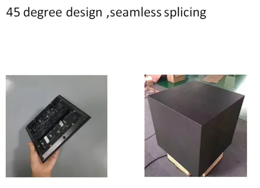 P2.5 Outdoor LED Cube Display - Creative 4 Sides Advertising