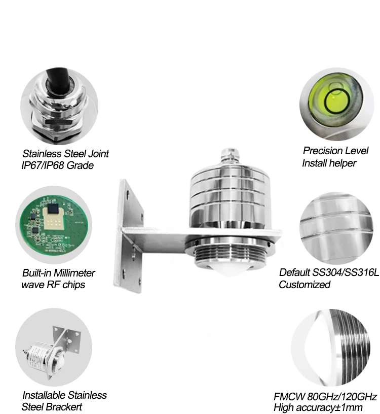 High Precision 80ghz Radar Sensor - Compact Level Meter